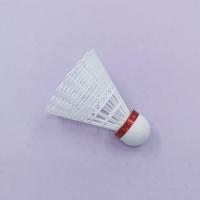 China Nylon Plastic Badminton Birdies Yellow White Badminton Shuttlecocks Durable Stable for sale