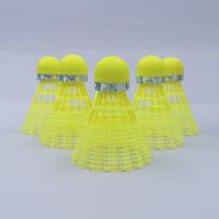 China Fiber Cork Badminton Shuttlecock Ball Nylon Shuttles With Stability Durability for sale