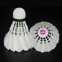 China Eva Cork 3 In 1 Shuttlecock Goose Feather Shuttlecock For Badminton Sports Training for sale