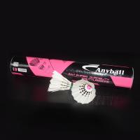 China Eva Cork 3 In 1 Shuttlecock Goose Feather Shuttlecock For Badminton Sports Training for sale