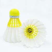 China Pro Petrel 767 3in1 Goose Badminton Feather Shuttlecock For Asian Market for sale