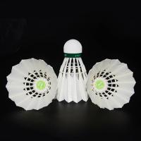 China 3in1 Durable Stable Badminton Duck Feather Shuttlecock For Sports Training for sale