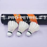China Natural Goose Badminton Cock Feather Shuttlecocks Durable Shuttlecock Badminton for sale