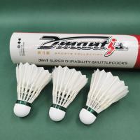 China Competition A Class 3 In 1 Shuttlecock Feather Aeroplane Badminton Shuttle D55 for sale