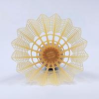 China Durable Plastic Badminton Shuttlecock 12pcs Anyball Brand for sale