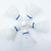China Gaming Nylon Colorful Plastic Badminton Shuttlecock for sale