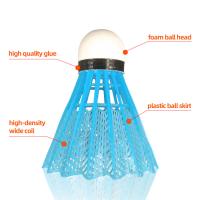 China Coloured Nylon Plastic Shuttlecock Ball Training Exercise Gym Fitness Game for sale