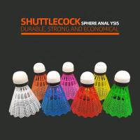 China Colorful PVC Plastic Badminton Shuttlecock For Outdoor Play for sale