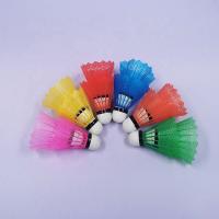 China Colorful PVC Plastic Badminton Shuttlecock For Outdoor Play for sale