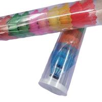 China Multi Colored Badminton Plastic Shuttlecock For Outdoor Sports Playing for sale