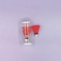 China Muti Colors Feather Plastic Badminton Shuttlecock Game Playing for sale
