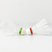 China Durable Light Bright Night LED Badminton Shuttlecock Nylon Feather for sale