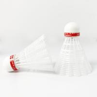 China Lighting Colorful LED Badminton Shuttlecock Nylon Plastic Leaf Foaming Cork for sale