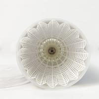 China Red Green Lighted Led Badminton Shuttlecock With Nylon Leaf Foaming Cork for sale