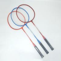 China Iron Steel Badminton Racket Set For Indoor Outdoor Play Raqueta De Acero for sale