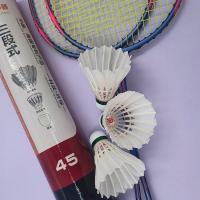 China Graphite Badminton Racket Set D7 With 1 Dozen Hybrid Shuttlecock for sale