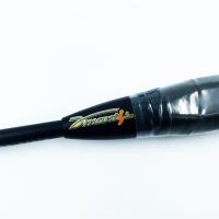 China OEM Carbon Fiber Badminton Racket Full Graphite Wooven Handle 28 Lbs for sale