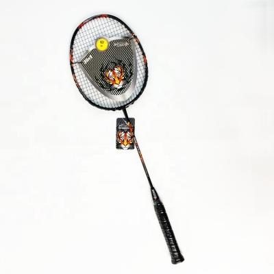 China Full Carbon Fiber Racquet Wooven Handle Moderate Lightest Badminton Racket for sale