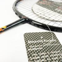China Full Carbon Fiber Racquet Wooven Handle Moderate Lightest Badminton Racket for sale