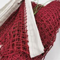 China Durable Polyester Thread Portable Badminton Net Set Binding for sale