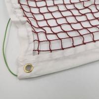 China Durable Polyester Thread Portable Badminton Net Set Binding for sale