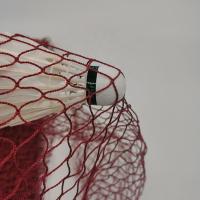 China Folding Portable Badminton Net With Full Polyester Thread Light Strong Net for sale