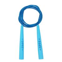 China PVC Stainless Steel Wire Adjustable Jump Rope PP Handles Heavy Beaded Jump Rope for sale