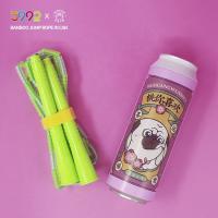 China Portable Skipping Adjustable Jump Rope Eco Friendly PVC DTY for sale