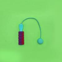 China Colorful Ball Jump Rope EVA Foamed Wireless Skipping Rope For Fitness for sale