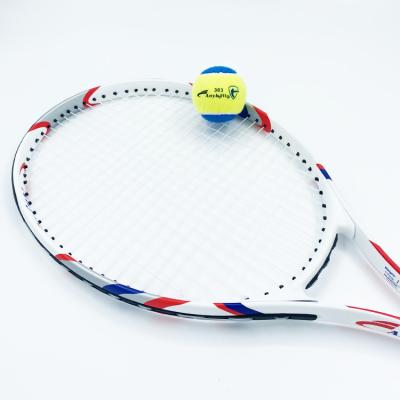 China 310g Aluminum Tennis Racquet Carbon Fiber 330mm Tension 45lbs for sale