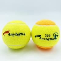China Rubber Training Fetch Tennis Racket Ball Pet Safe Dog Tennis Ball for sale