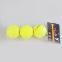 China Rubber Training Fetch Tennis Racket Ball Pet Safe Dog Tennis Ball for sale