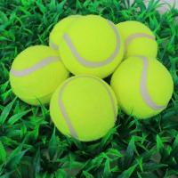 China Rubber Polyester Tennis Racket Ball 5cm Small Toy Pet Dog Tennis Balls for sale
