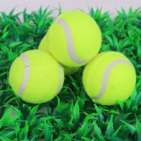 China Rubber Polyester Tennis Racket Ball 5cm Small Toy Pet Dog Tennis Balls for sale