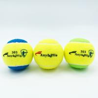 China Outdoor Tennis Racket Ball Polyester Cotton Rubber Tennis Balls for sale