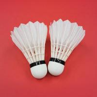China Competition Duck Feather Badminton Shuttlecock Traditional Type BWF Approved for sale