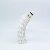 China Indoor Outdoor Goose Feathers Badminton Training Shuttlecock Ball for sale