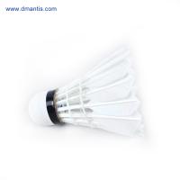 China Goose Standard Badminton Shuttlecock Feathers Tournament Natural Cork Dmantis for sale