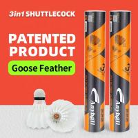 China Flex Feather Hybrid Badminton Shuttlecock Durable 3in1 Outdoor Badminton Shuttle for sale