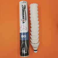 China Dmantis Badminton Flex Goose Feather Shuttlecock Durable for sale