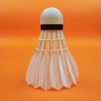 China White Feather Shuttle Cocks Badminton Duck Goose Feather Ball for sale