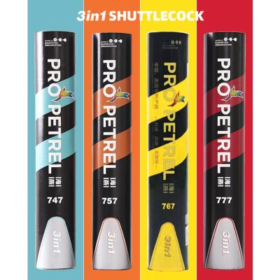 China Economical Custom First Class Goose Flex Feather Shuttles Badminton for sale
