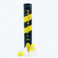 China 3in1 Durable Goose Feather Shuttlecock Pro Petrle 767 Badminton Shuttlecock for sale
