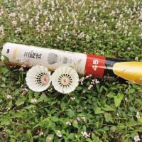 China 3in1 Flex Goose Feather Hybrid Shuttlecock Badminton Outdoor Gym Training for sale
