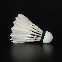 China Goose Real Feather Shuttlecock Top 77 78 Speed 3in1 Shuttle Feather Ball for sale