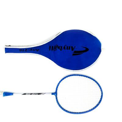 China Steel Alloy Badminton Racket With T-Joint Badminton Racquets Single Piece for sale