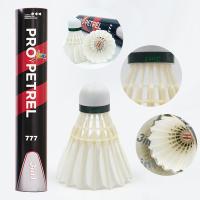 China Natural Feather Training Shuttlecock Pro Petrel 777 3in1 Hybrid Type for sale
