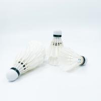 China Hybrid Type Goose Feather 3in1 Shuttlecock Stable Durable for sale