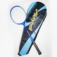 China Custom Logo And Package Ball Badminton Racket Carbon Fiber for sale