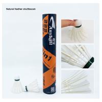 China PU Cork And Goose Feather Badminton Federball For Professional Tournament for sale